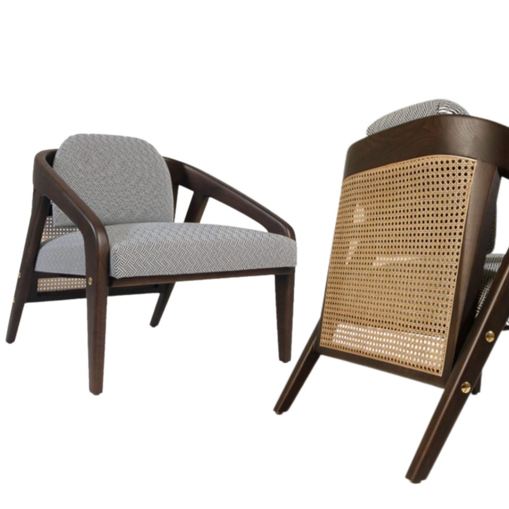 Dove Easy Lounge Chair with Rattan Back | McGuigan Furniture